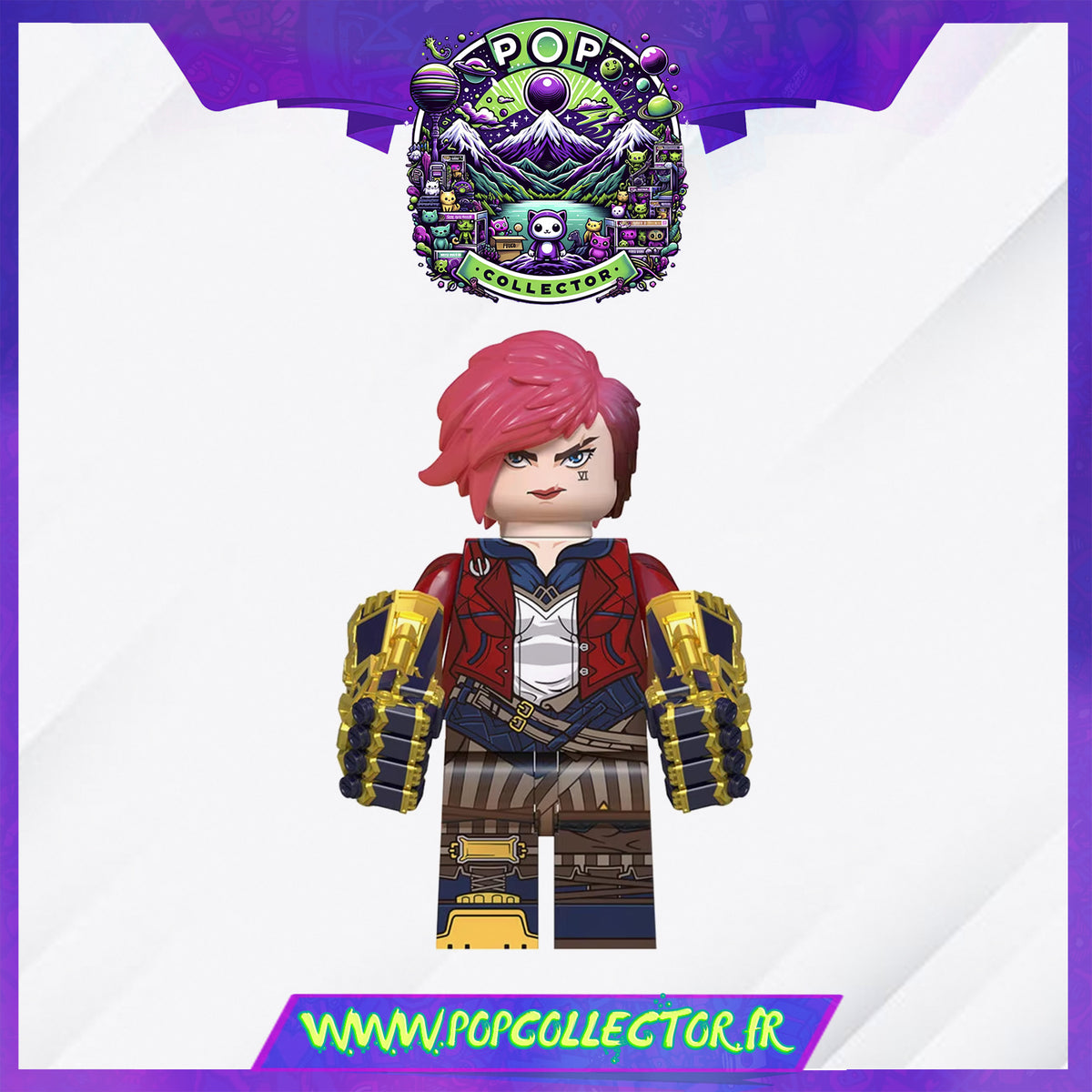 Figurine League Of legends Arcane Vi – Pop Collector / Magasin Funko ...