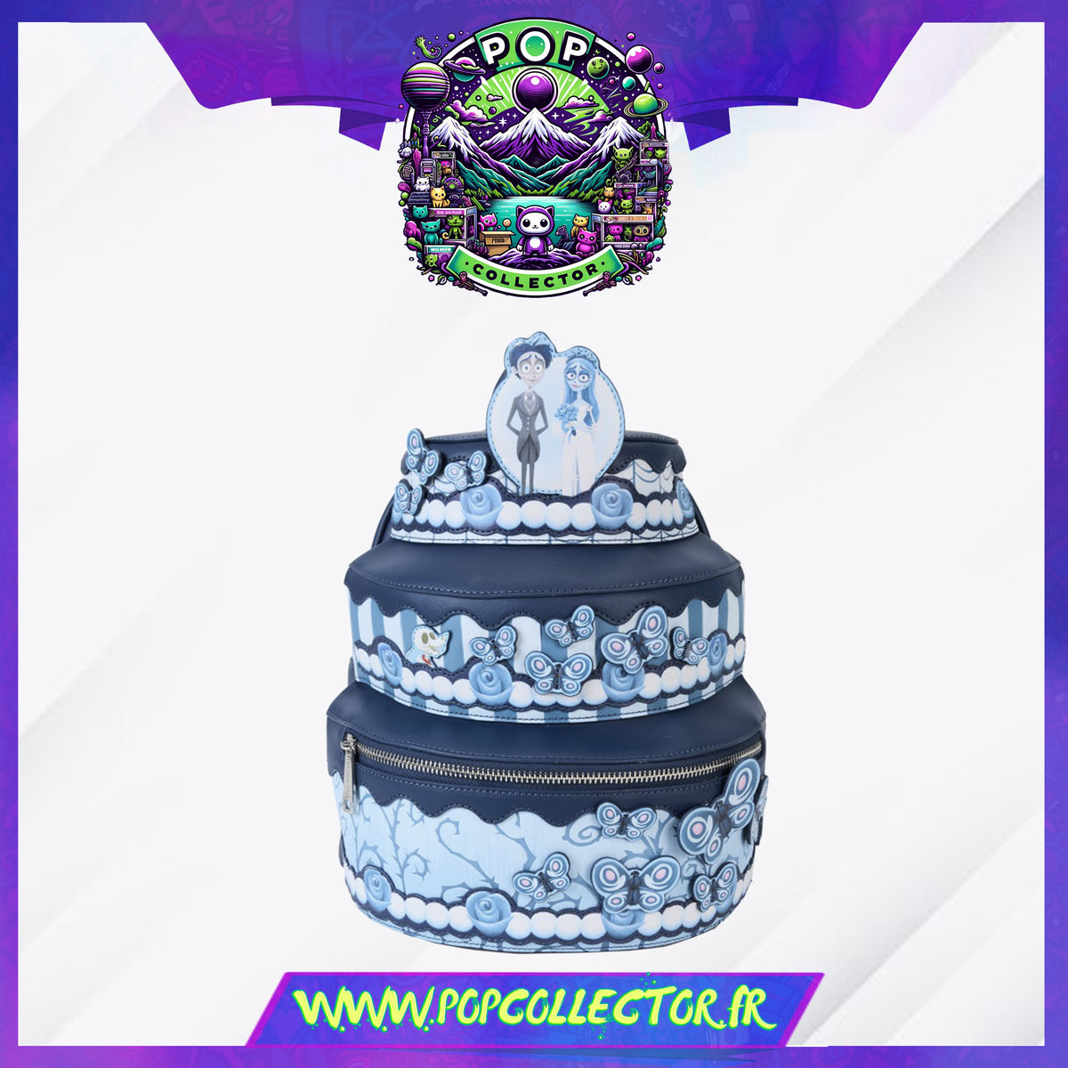 Corpse Bride Wedding Cake Figural Mini Backpack Loungefly – Pop ...