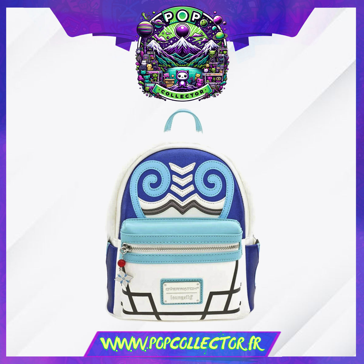 Overwatch Mei Cosplay with Faux Fur Trim Mini Backpack Loungefly – Pop ...