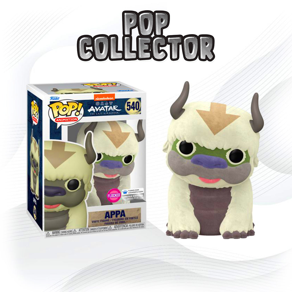 Funko Pop Avatar 540 Appa Flocked Limited 4000 Pieces – Pop Collector ...