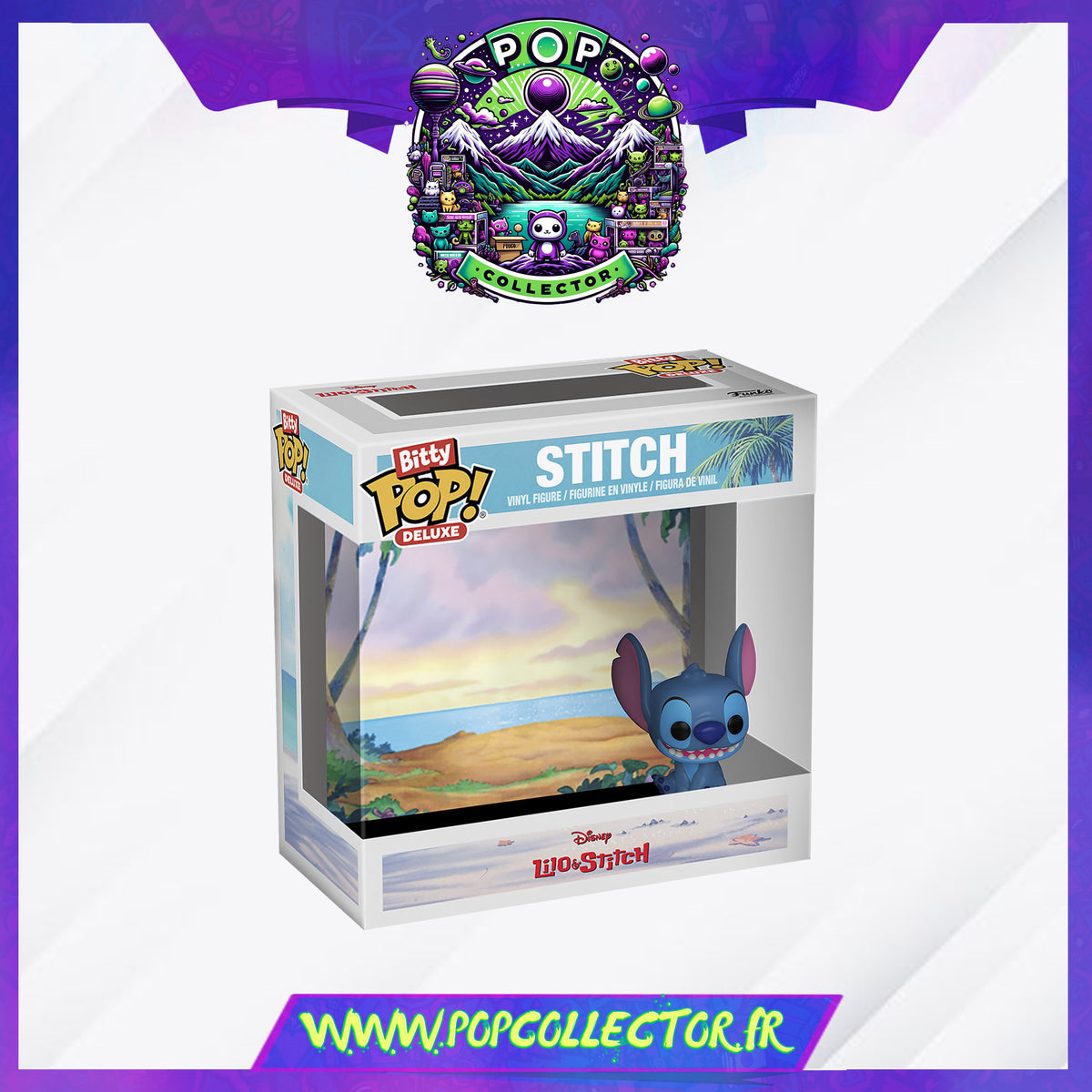 Funko Bitty Pop Deluxe Stitch – Pop Collector / Magasin Funko Pop ...