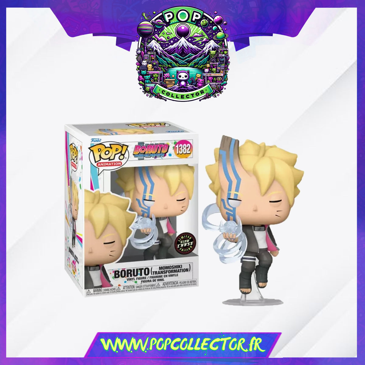 Funko Pop Naruto Boruto 1382 Boruto Momoshiki Transformation Chase ...