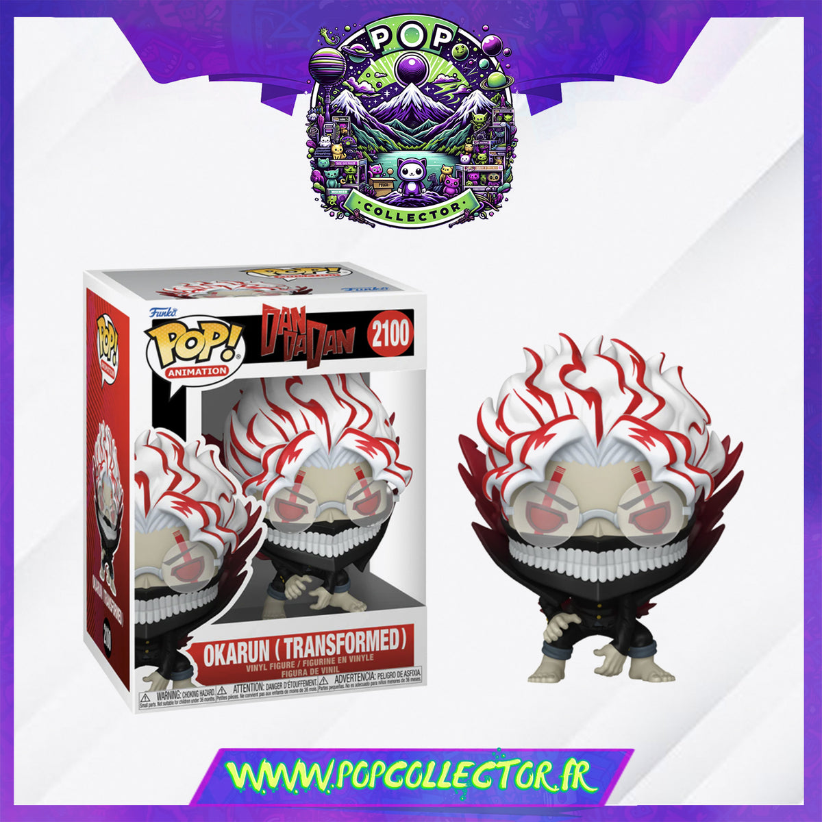 Funko Pop Dan Da Dan 2100 Ken Takakura Okarun (Transformé) – Pop ...
