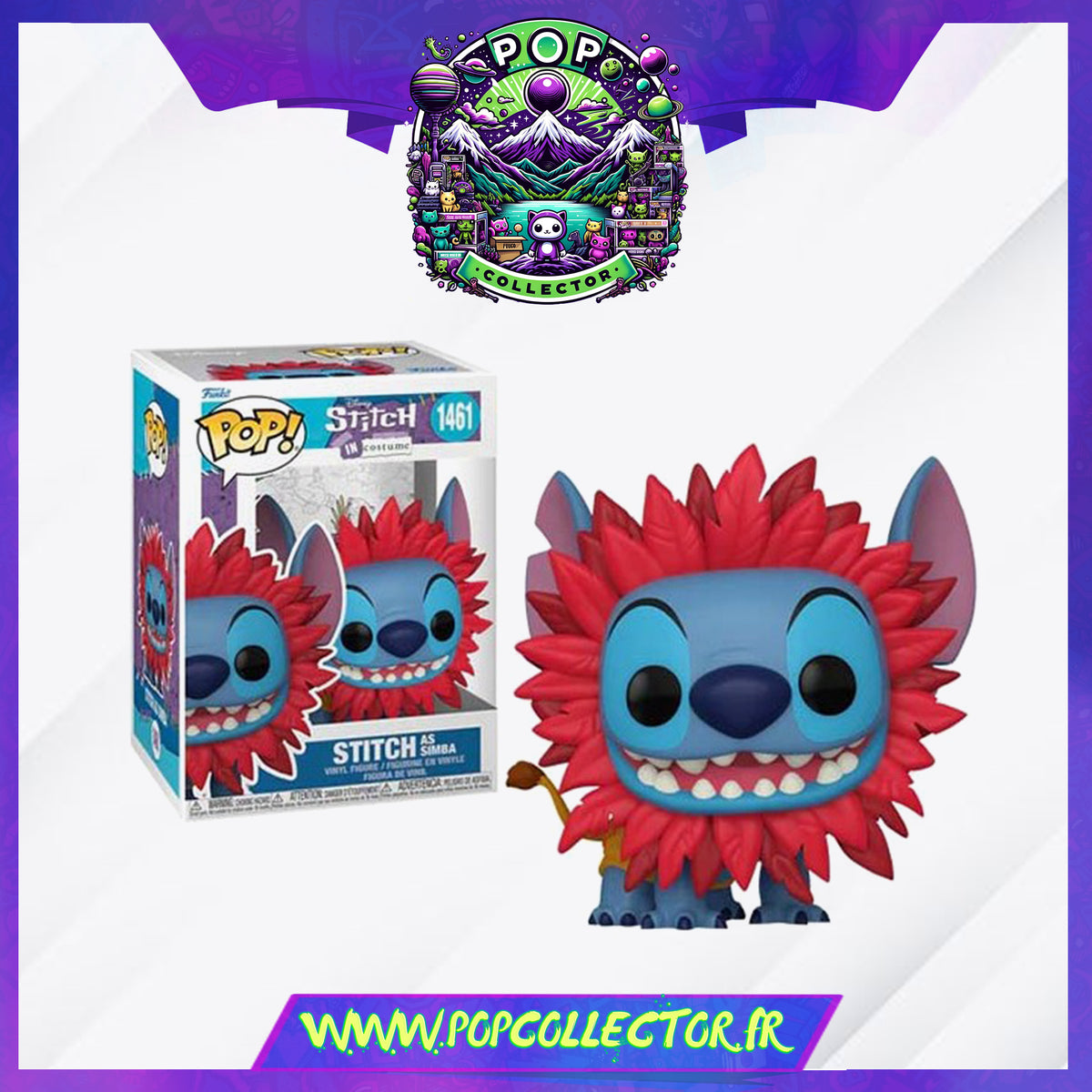 Funko Pop Disney Lilo & Stitch 1461 SImba – Pop Collector / Magasin ...