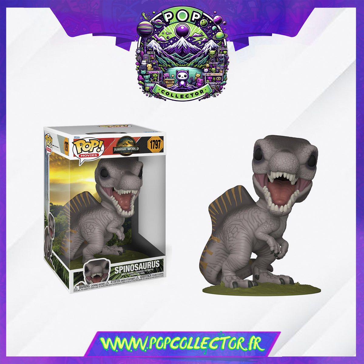 Funko Pop Jurassic World 1797 Spinosaurus Jumbo – Pop Collector ...