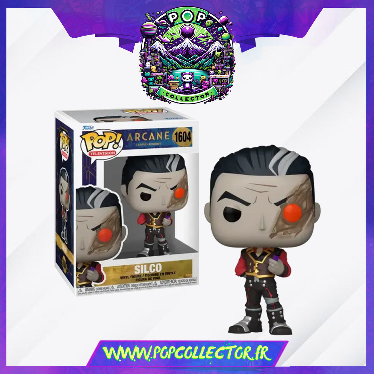 Funko Pop League Of legends Arcane 1604 Silco – Pop Collector / Magasin ...