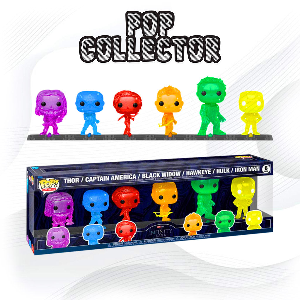 Funko Pop Marvel Infinity Saga Artist Serie 6 Pack – Pop Collector ...