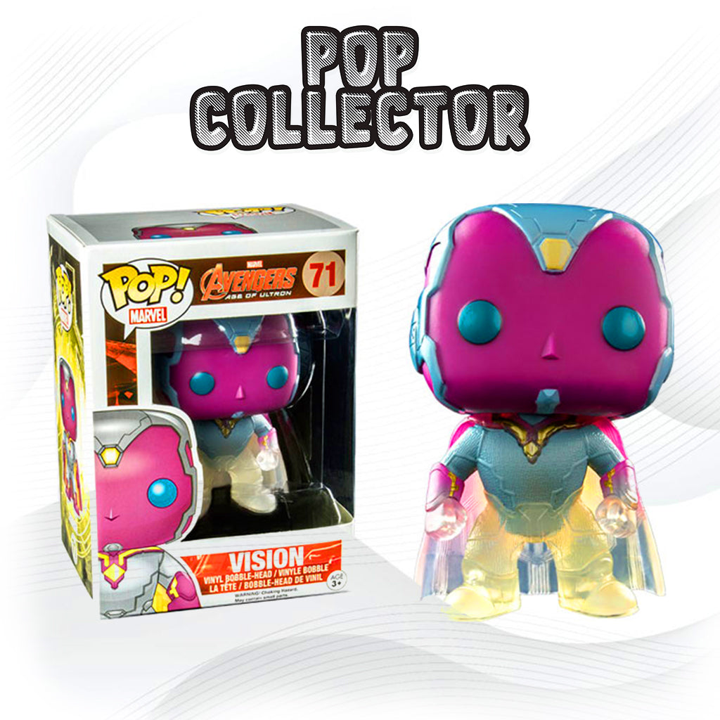 Funko Pop Marvel Avengers Age Of Ultron 71 Vision Exclusive – Pop ...