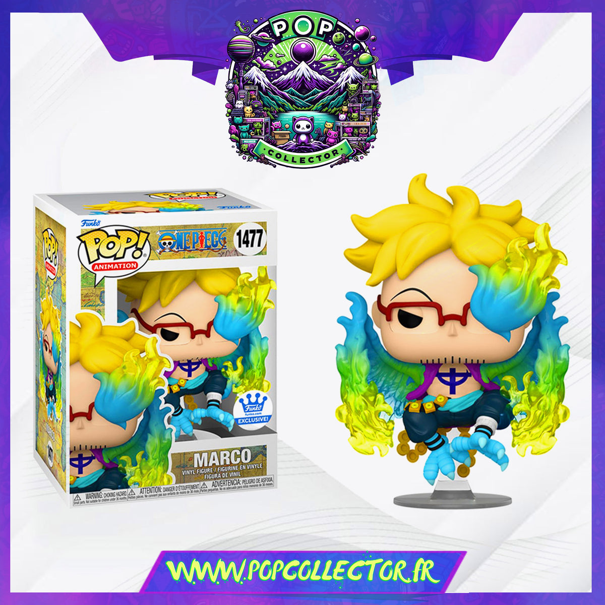 Funko Pop One Piece 1477 Marco Exclusive – Pop Collector / Magasin ...