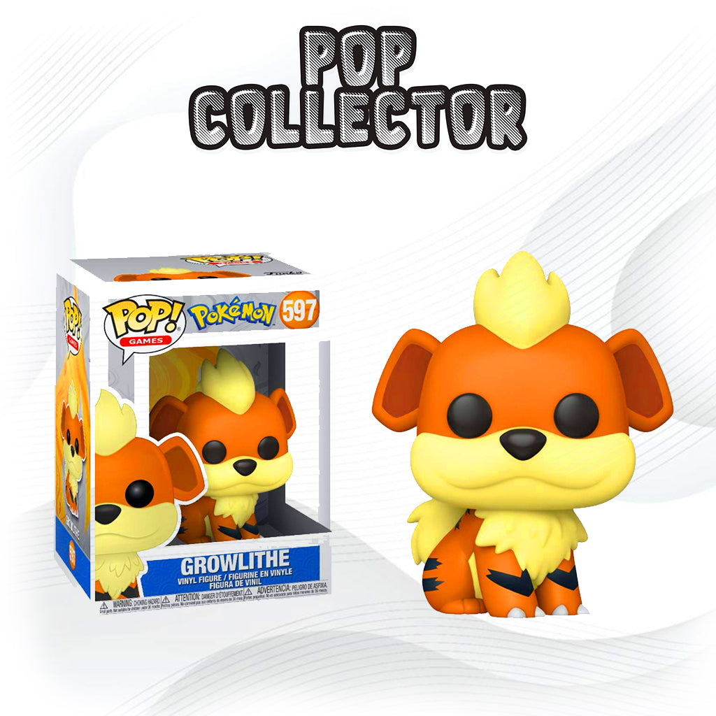 Funko Pop Pokemon 597 Growlithe – Pop Collector / Magasin Funko Pop ...