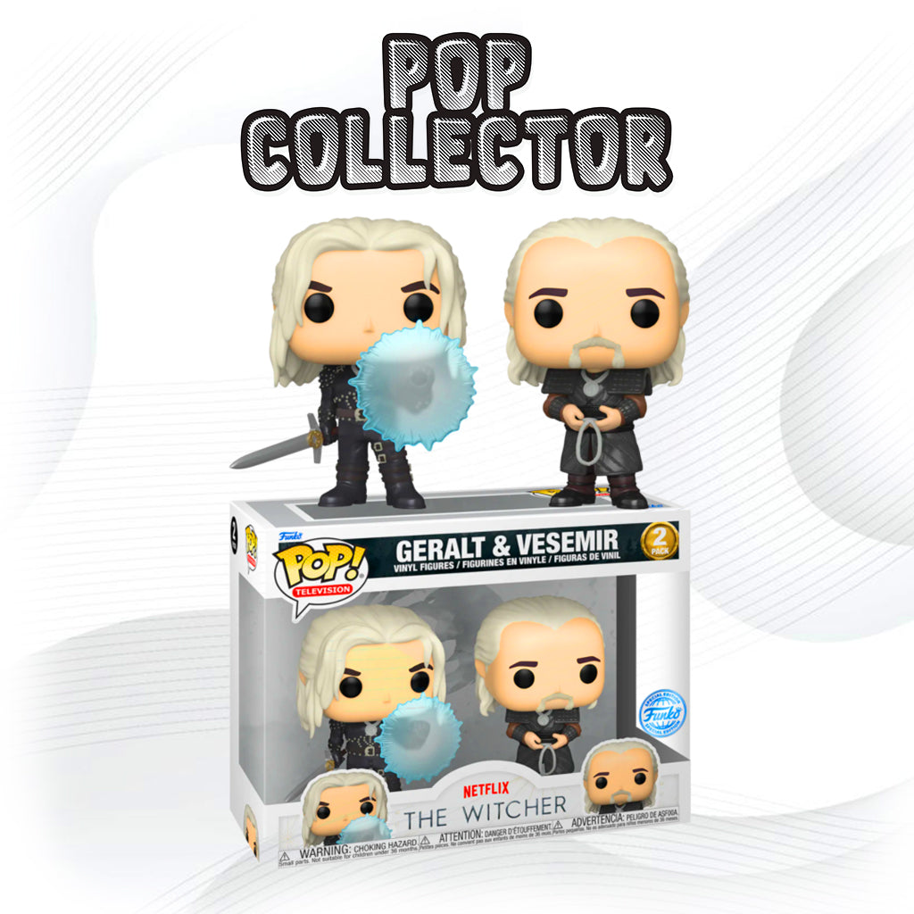 Funko Pop The Witcher 2 Pack Geralt & Vesimir – Pop Collector / Magasin ...