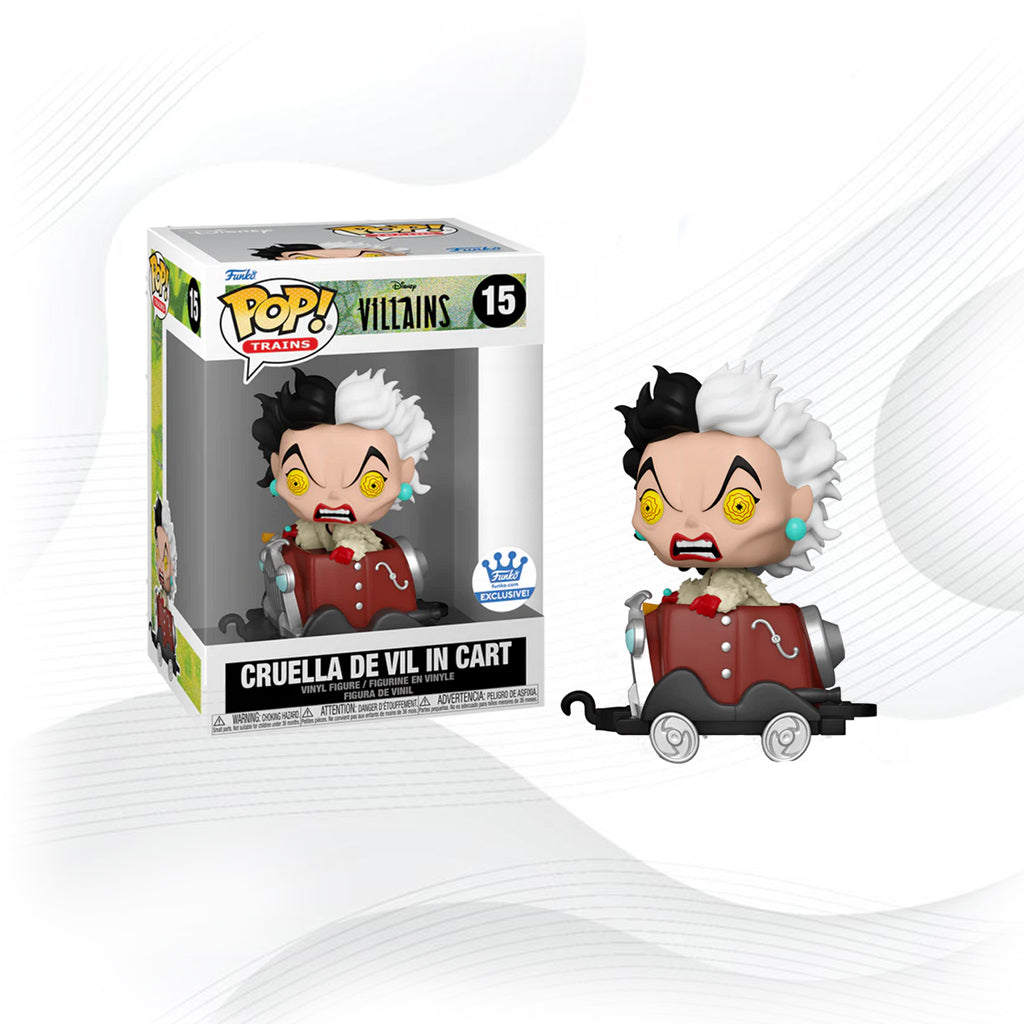 Funko Pop Disney Villains Train Exclusive 15 Cruella De Vil In Cart ...