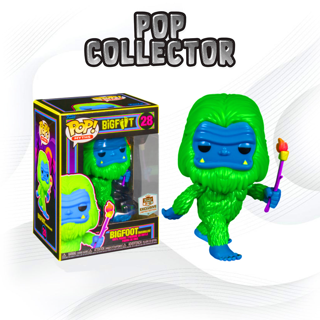Funko Pop Myths 28 Bigfoot Hq Blacklight – Pop Collector / Magasin ...