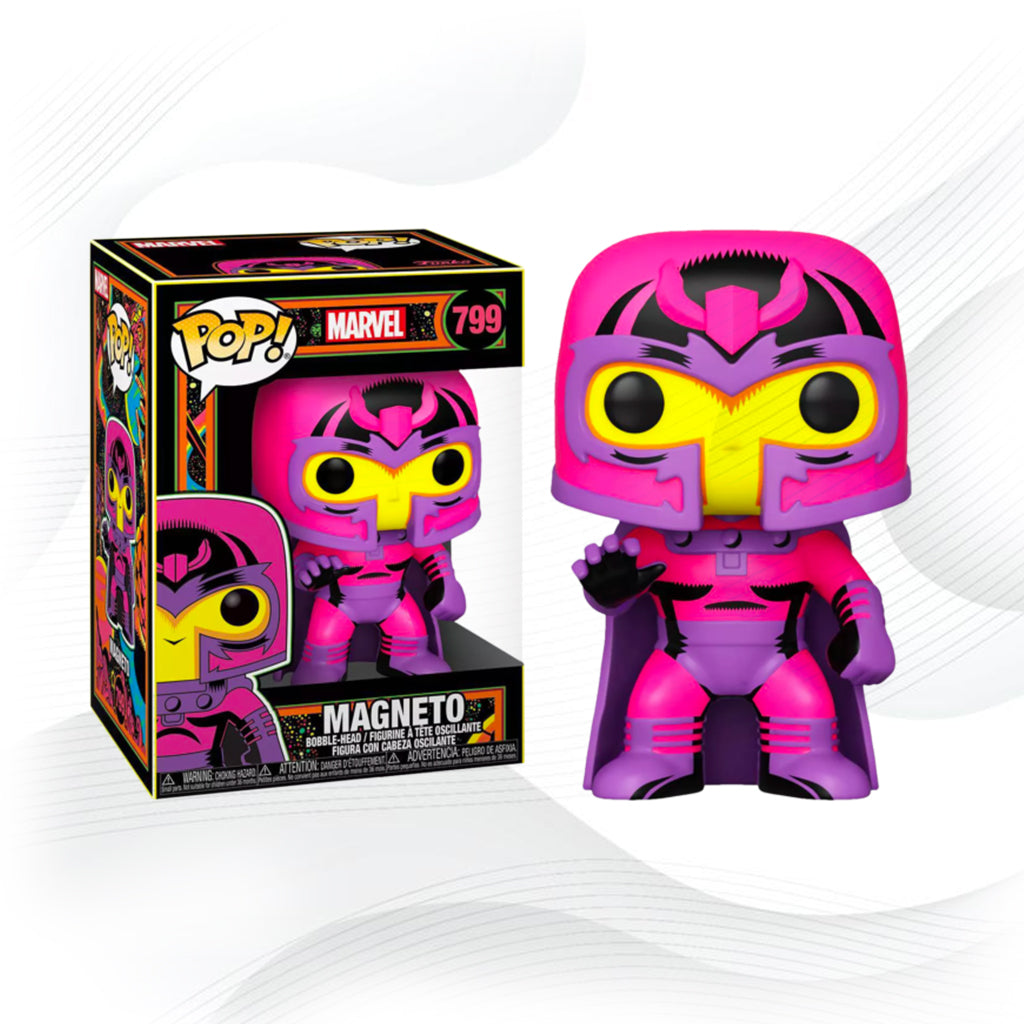 Funko Pop Blacklight Marvel 799 Magneto – Pop Collector / Magasin Funko ...