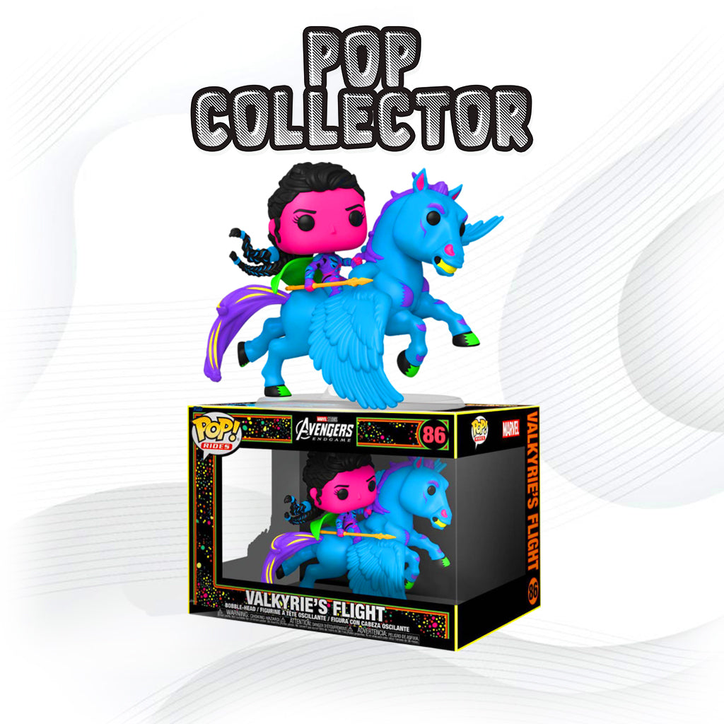 Funko Pop Marvel Blacklight Endgame 86 Valkyrie's Flight – Pop ...