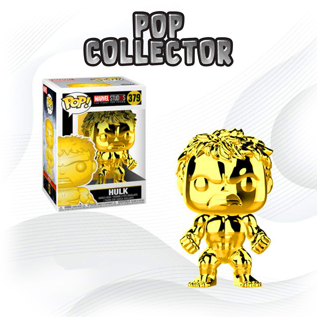 Funko Pop marvel 379 Hulk Gold Chrome – Pop Collector / Magasin Funko ...