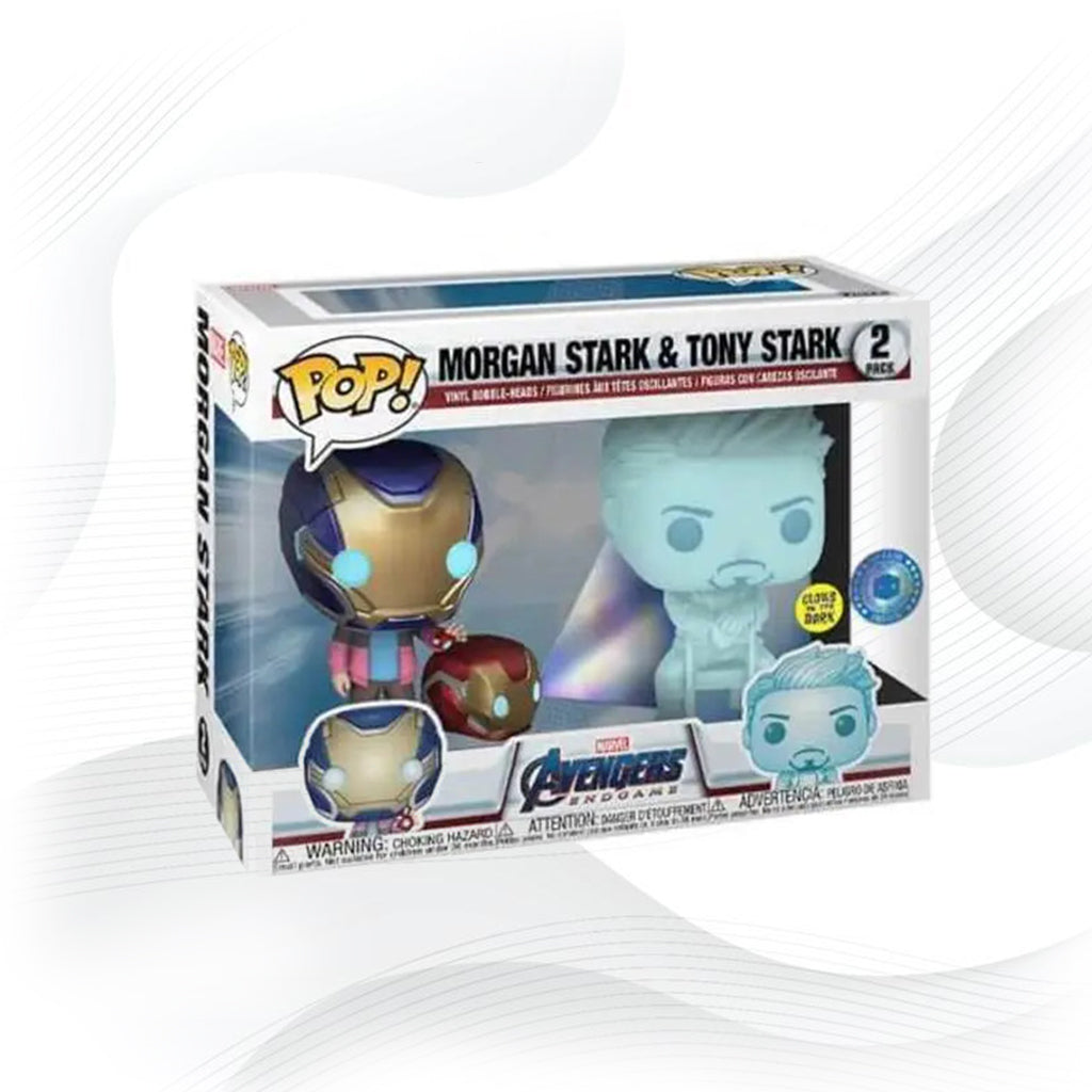 Funko Pop Marvel Iron Man 2 Pack Morgan Stark & Tony Stark – Pop ...