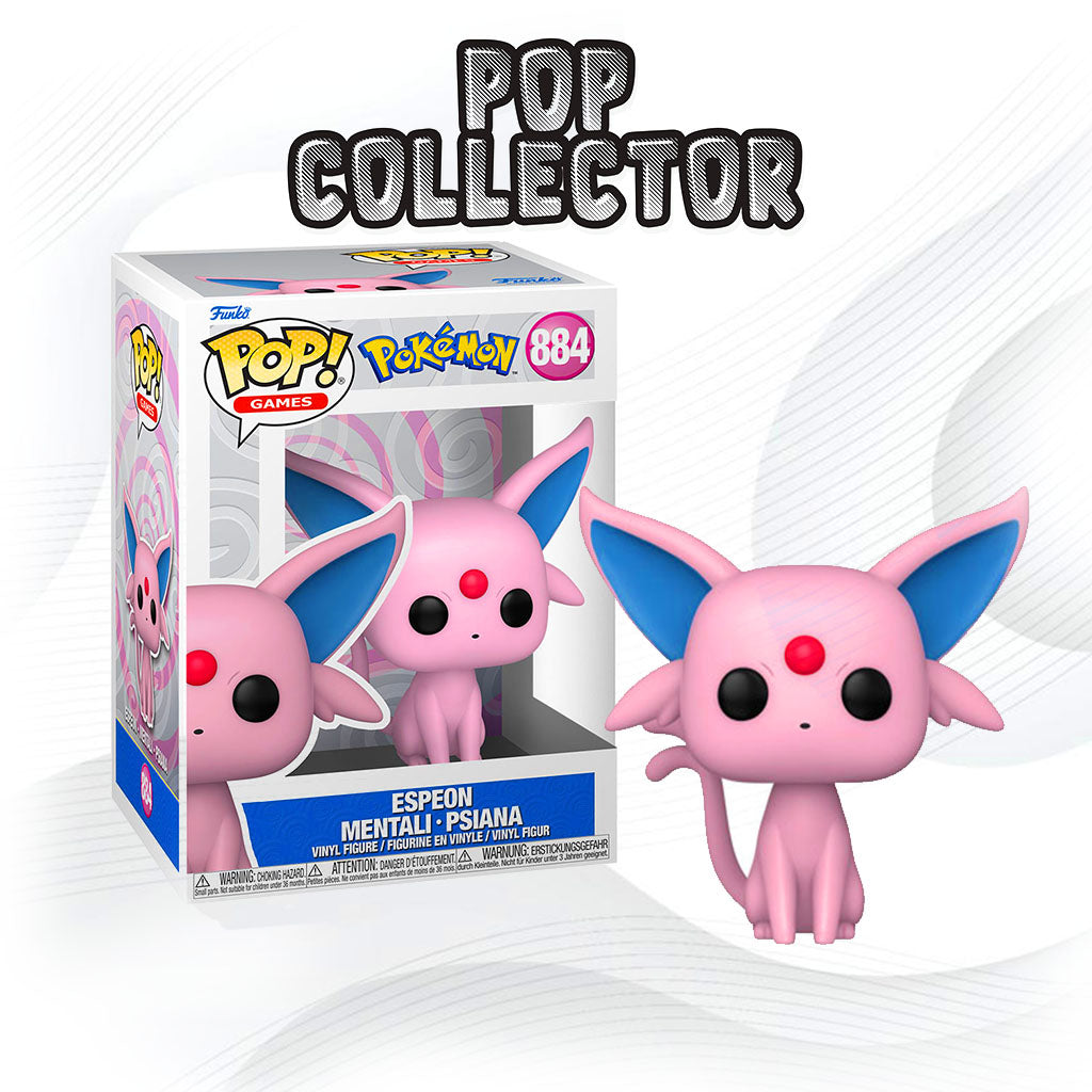 Funko Pop Pokemon Espeon Mentali 884 – Pop Collector / Magasin Funko ...