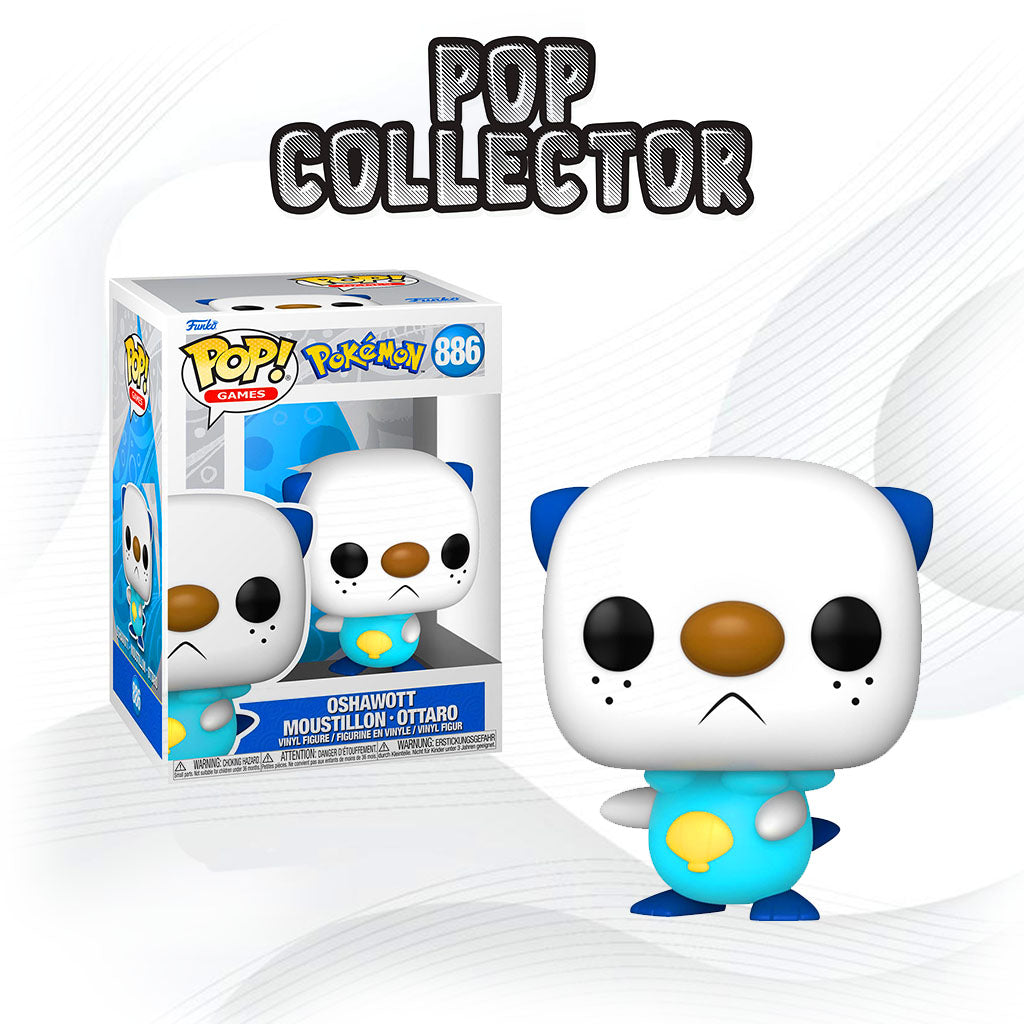 Funko Pop Pokemon Oshawott Moustillon 886 – Pop Collector / Magasin ...