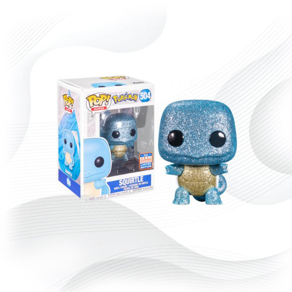 POP COLLECTOR - Funko Pop Pokemon 504 Squirtle Diamond – Pop Collector ...