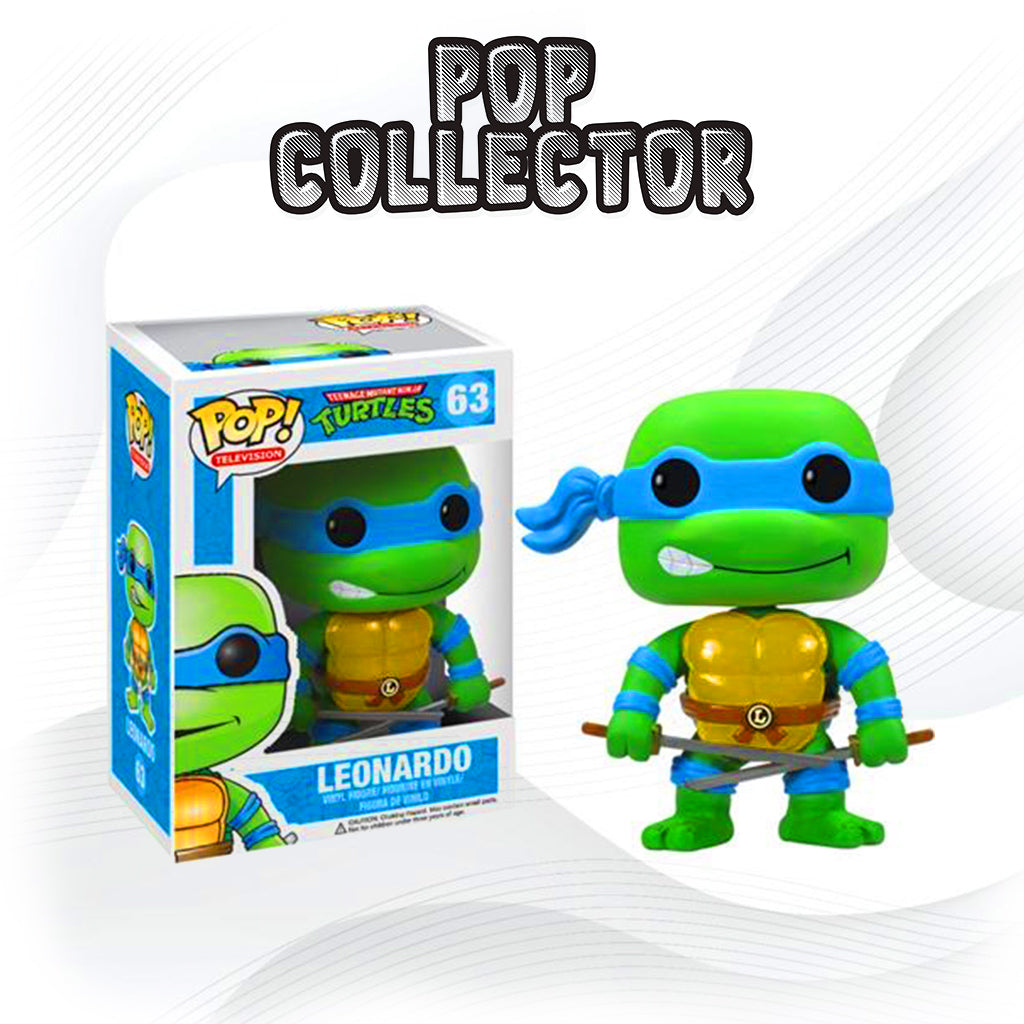 Funko Pop Tmnt Teenage Mutant Ninja Turtles Leonardo 63 – Pop Collector ...